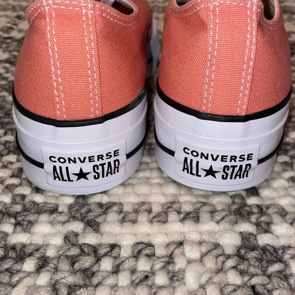 Converse | Shoes | Converse Chuck Taylor All Star Lift Ox Peachwhite ...